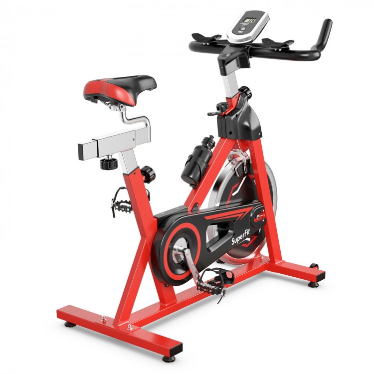 Exercise Cycling Bike with Stationary Belt Drive Indoor for Gym Home ...