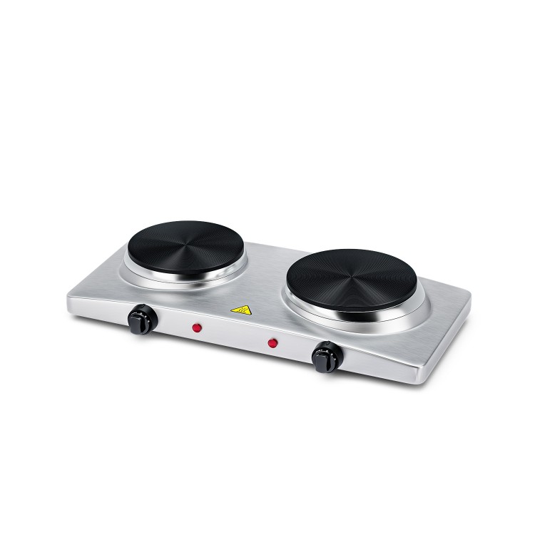 1800W Double Hot Plate Electric Countertop Burner - Costway
