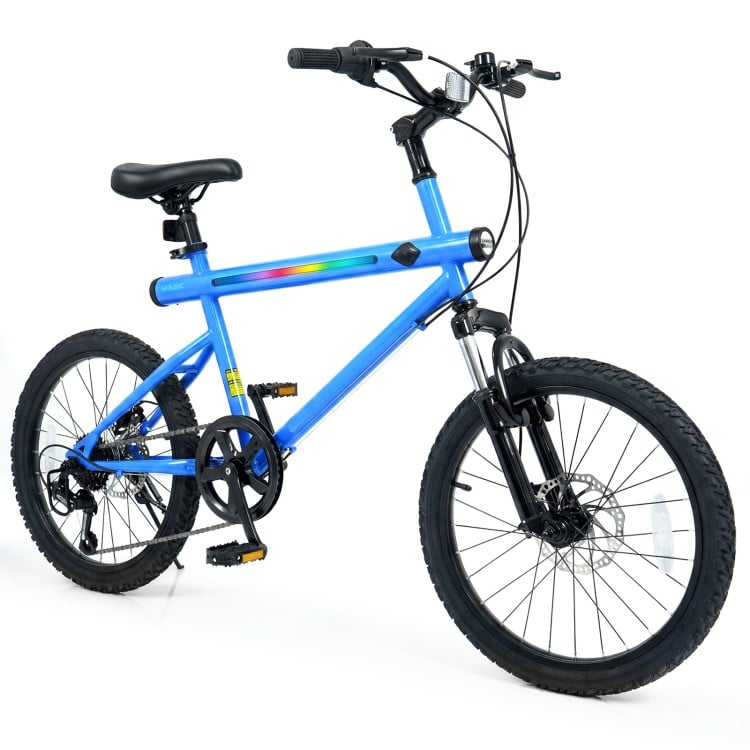 20 Inch Commuter Bicycle LED-lit with 6-Speed Shimano Twist Shifting ...