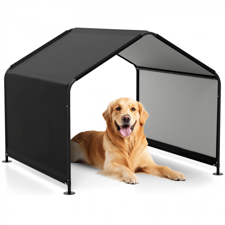 Dog Shade Shelter with Waterproof Roof for Large Medium Small Breeds ...