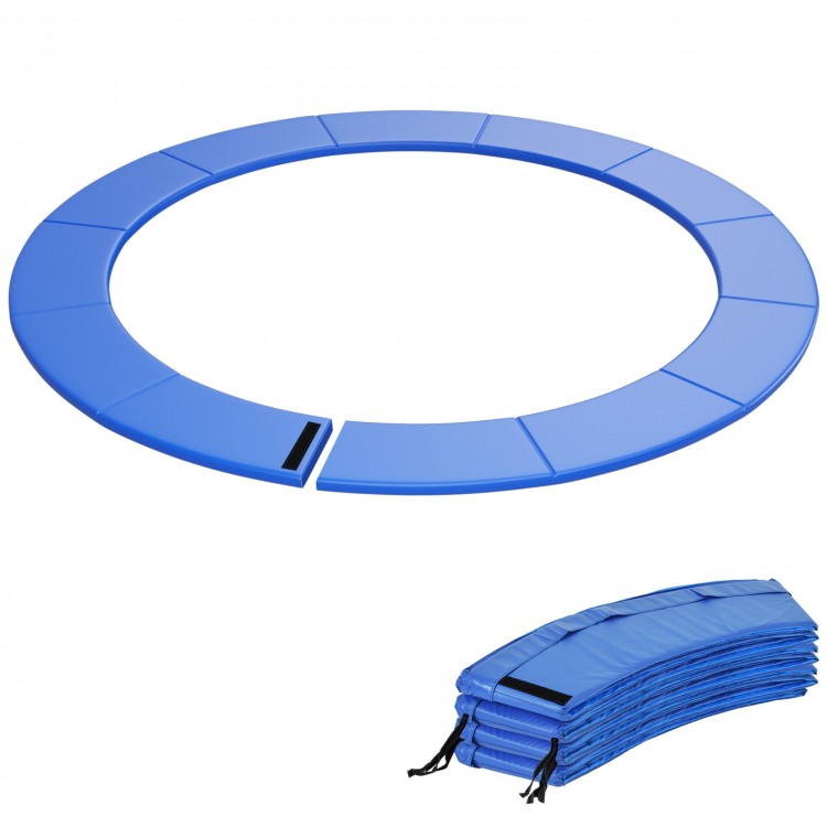 8-16 FT Trampoline Pad Replacement Safety Pad with Fixing Straps (Blue ...