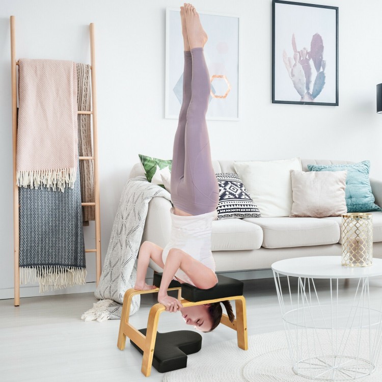 Yoga Headstand Bench for Workout Relieve and Fatigue Body Building ...