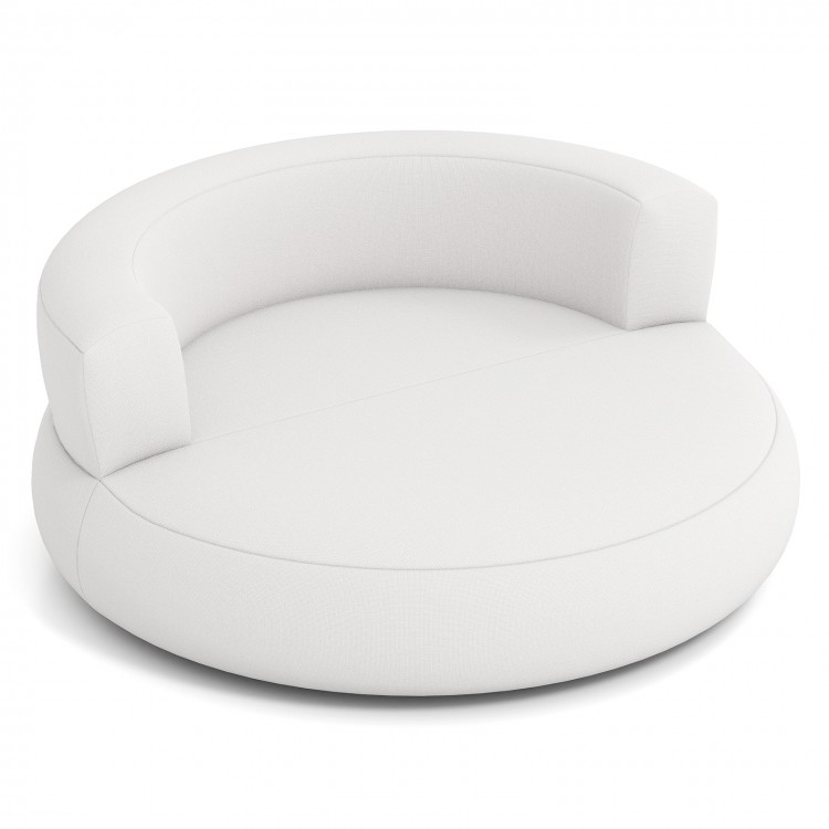 Inflatable Lounger Air Sofa with Detachable Cover - Costway