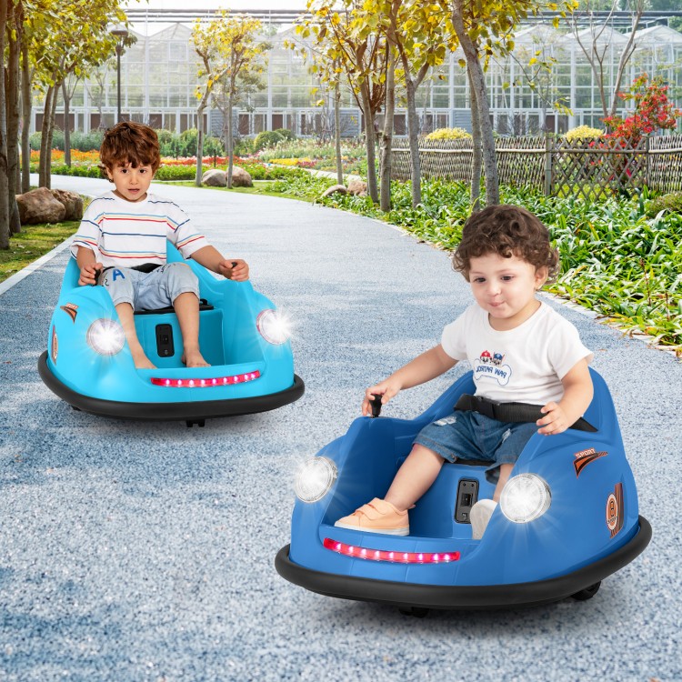 12V Electric Kids Ride on Bumper Car Battery Powered Bumping Car with ...