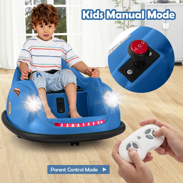12V Electric Kids Ride on Bumper Car Battery Powered Bumping Car with ...